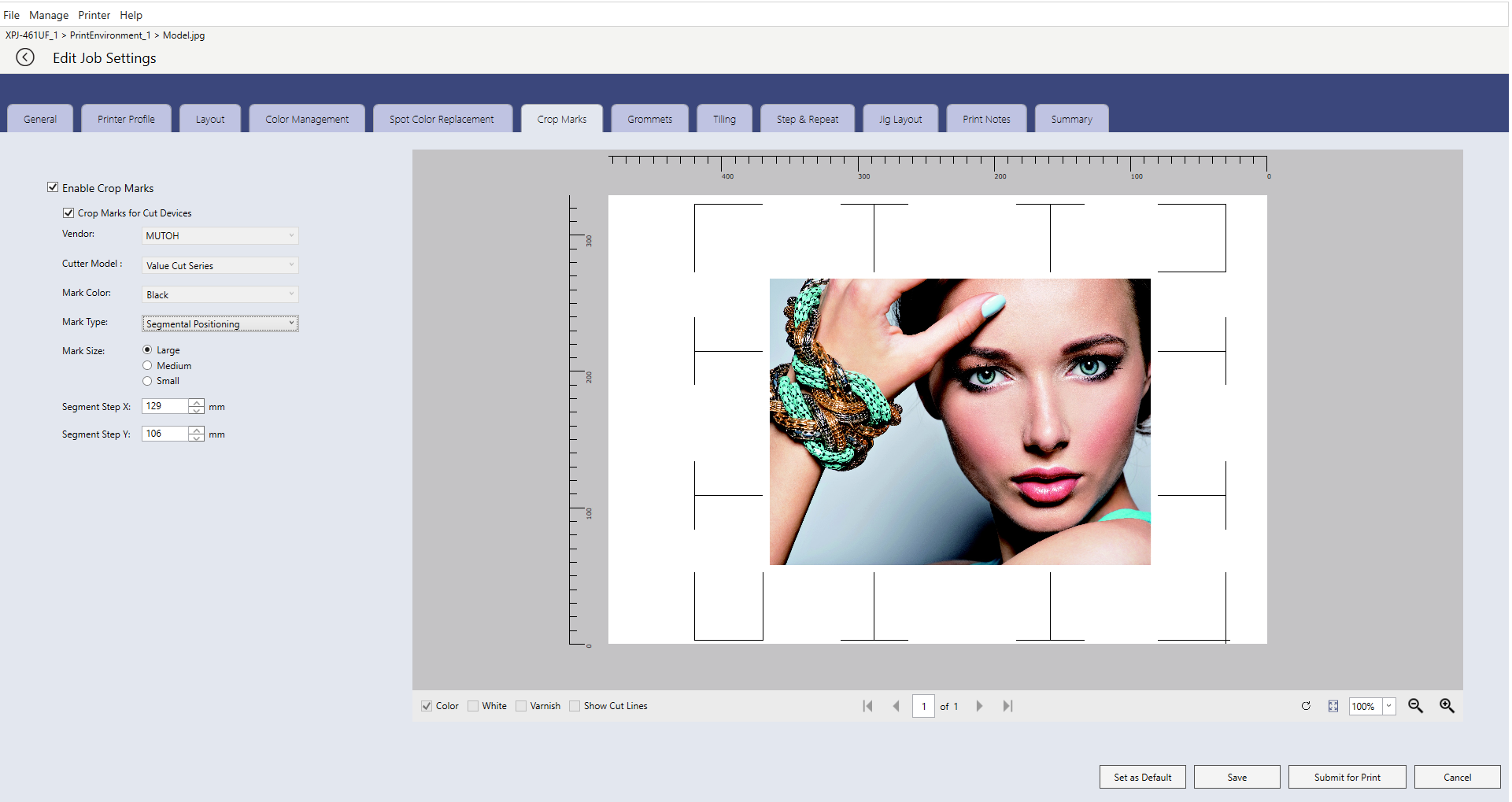 16 How Do I Add Crop Marks To A Job MUTOH Club Help Center